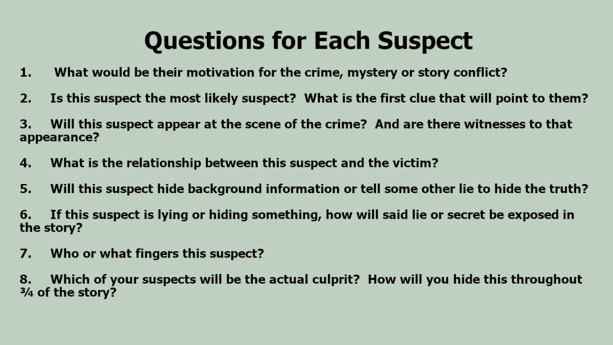 Brainstorming a Storyline – Pt 2 – The Next Four Questions to Answer ...